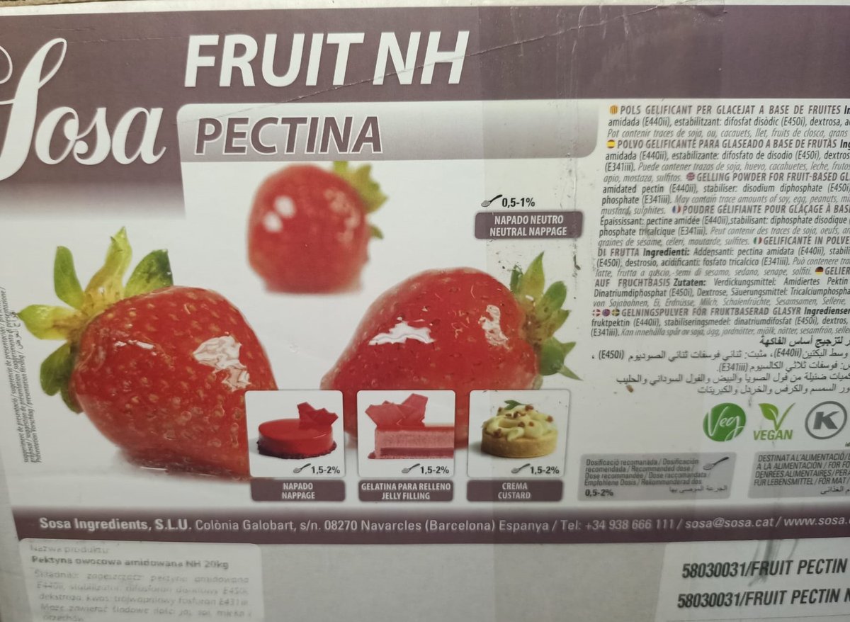 Fruit pectin NH pektyna owocowa amidowana Sosa 100g - Inna marka | Sklep EMPIK.COM