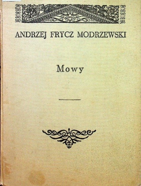 Frycz Modrzewski Mowy - W opisie | Książka w Empik