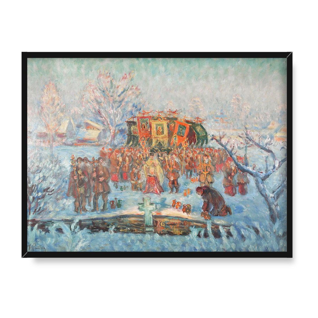 Fryderyk Pautsch Procesja 30×40 - ANTYKWARIAT "CZUŁA JEST NOC" JAKUB ...