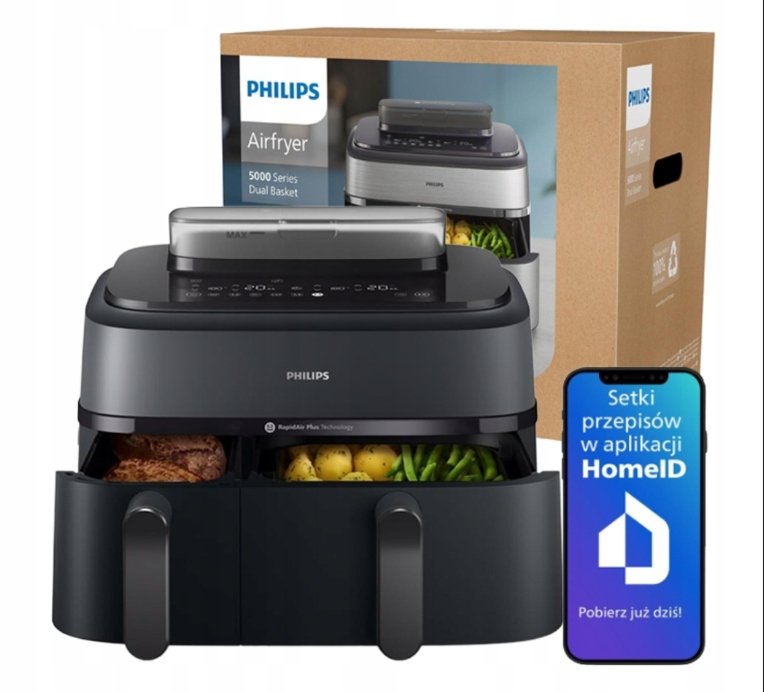 Frytkownica beztłuszczowa Philips NA550/00 2750 W 9 l - Philips | AGD ...