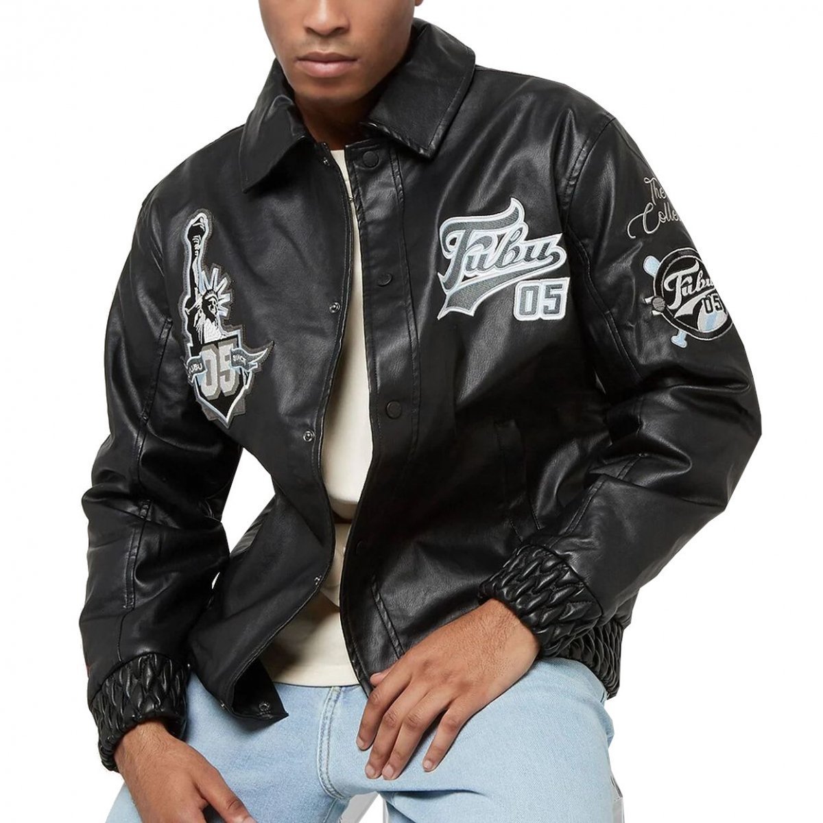 Fubu Kurtka Męska Varsity Leather Jacket 6075163 Xxl - FUBU | Moda ...