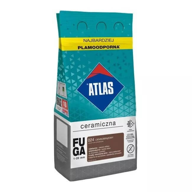 Fuga Ceramiczna 5Kg 024 Ciemnobrązowy Atlas - Atlas | Sklep EMPIK.COM Fuga Ceramiczna 5Kg 024 Ciemnobrązowy Atlas - Atlas | Sklep EMPIK.COM