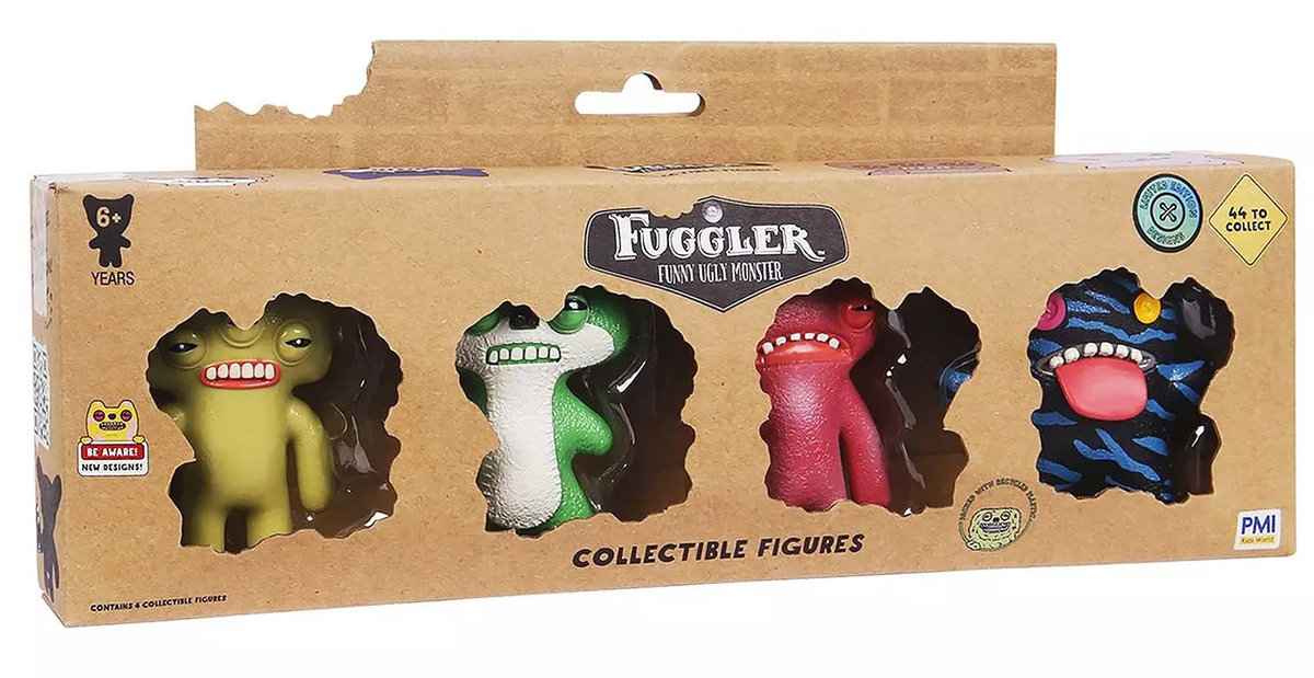 FUGGLER LIMITED EDITION 1.5 COLLECTIBLE FIGURES - 4 PACK VER. E - Inna ...