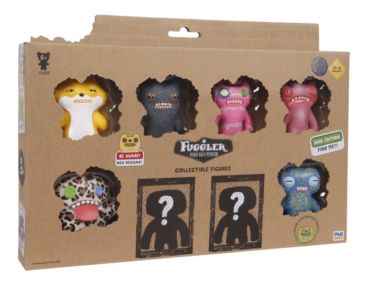 FUGGLER LIMITED EDITION 1.5 COLLECTIBLE FIGURES - 8 PACK DELUXE BOX VER ...