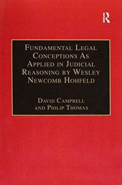 Fundamental Legal Conceptions As Applied in Judicial Reasoning by ...