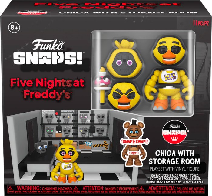 Funko, Figurka POP FNAF Snap: Playset- Storage Rm w/Chica - Funko ...