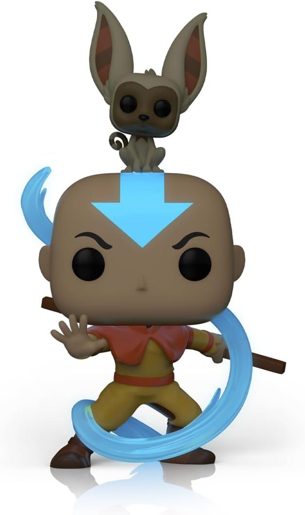 funko pop! avatar: the last airbender - floating aang glown in the dark ...