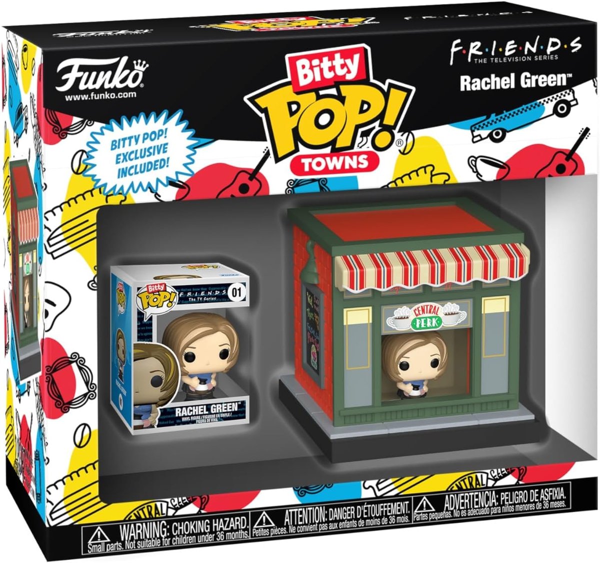 funko pop! bitty town: friends - rachel green and central perk - Funko ...