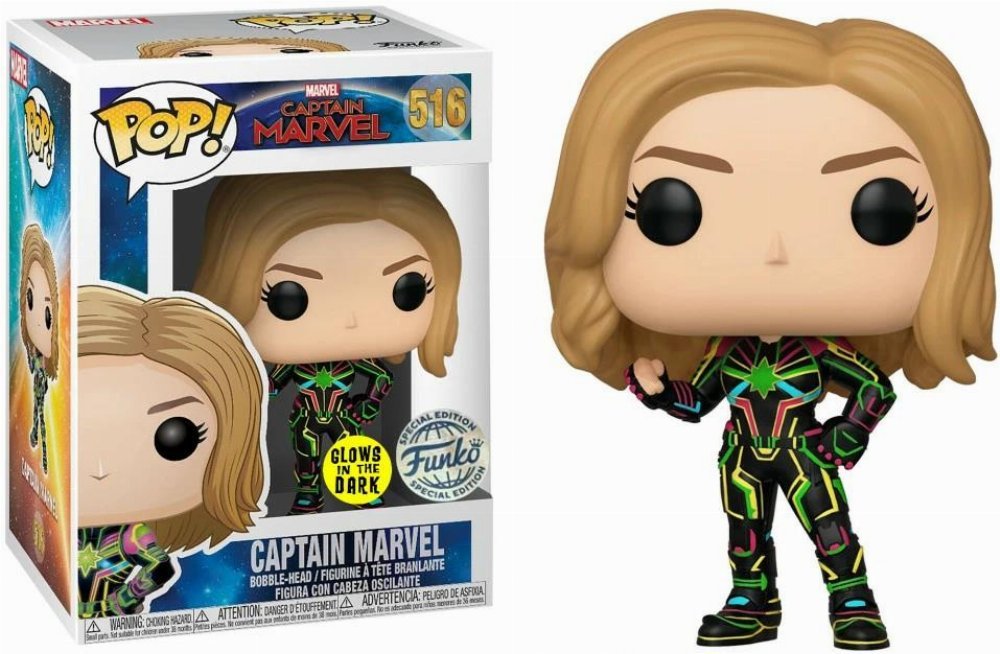funko pop! captain marvel (neon suit) 516 - Funko | Sklep EMPIK.COM