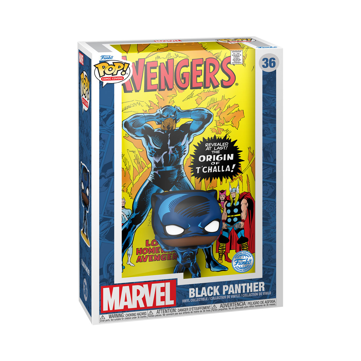 Funko POP! Comic Covers, figurka kolekcjonerska, Marvel, Black Panther, 36 - Funko POP! | Sklep ...