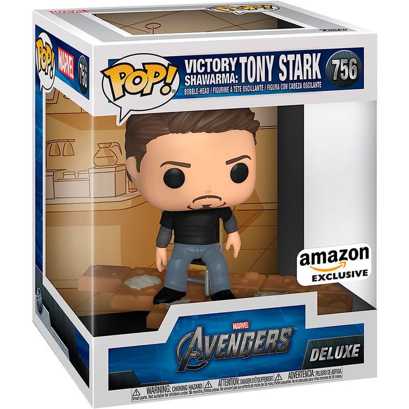Funko Pop! Deluxe Marvel Avengers - Tony Stark Exclusive Figurki ...