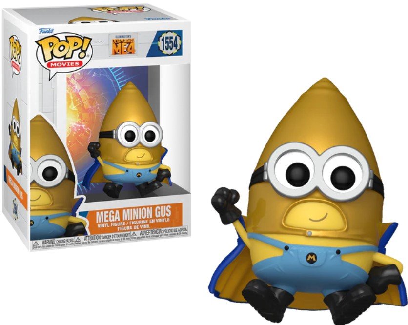 funko pop! despicable me 4 movies 1554 super gus minionki figurka ...