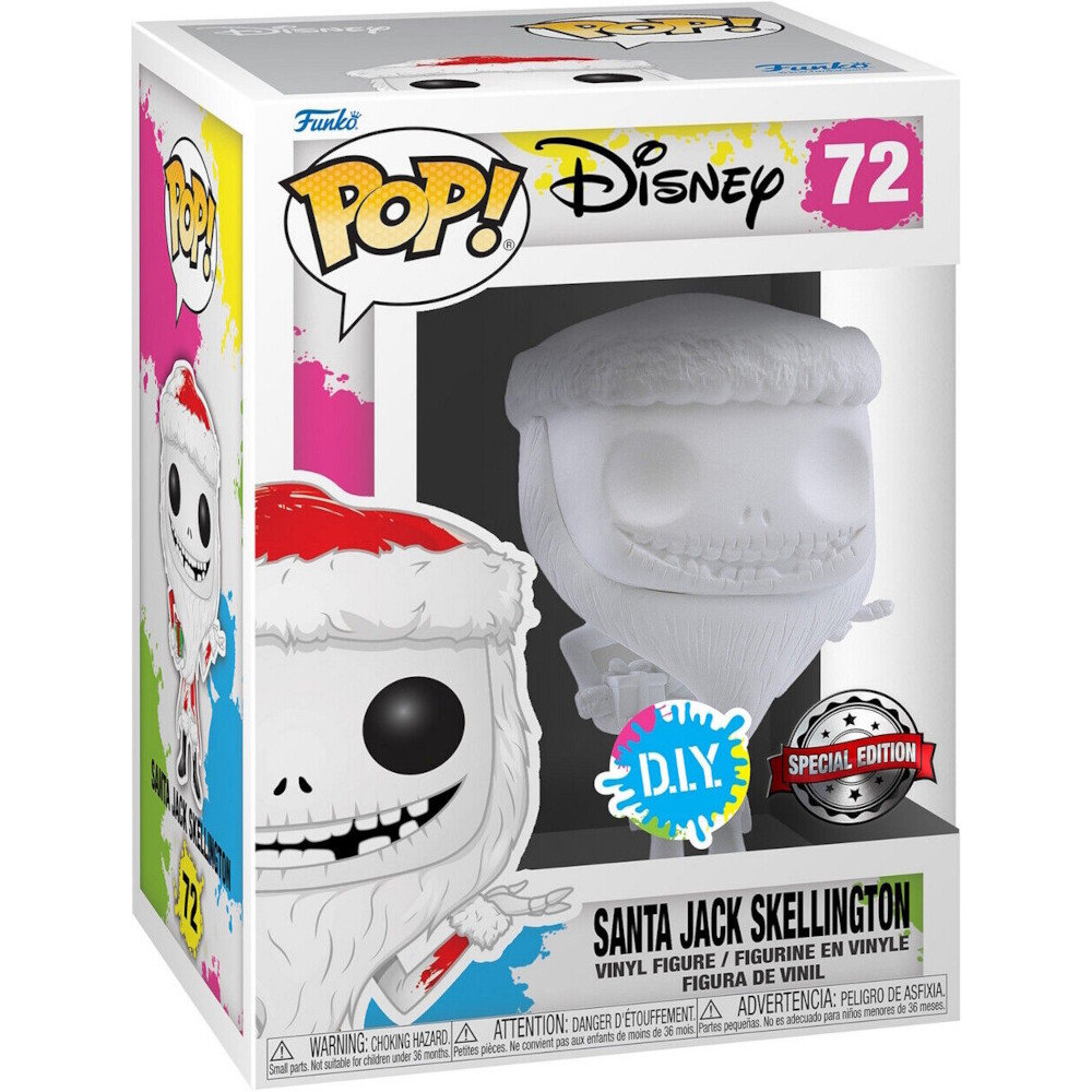 Funko Pop! Disney The Nightmare Before Christmas Santa Jack Skellington ...