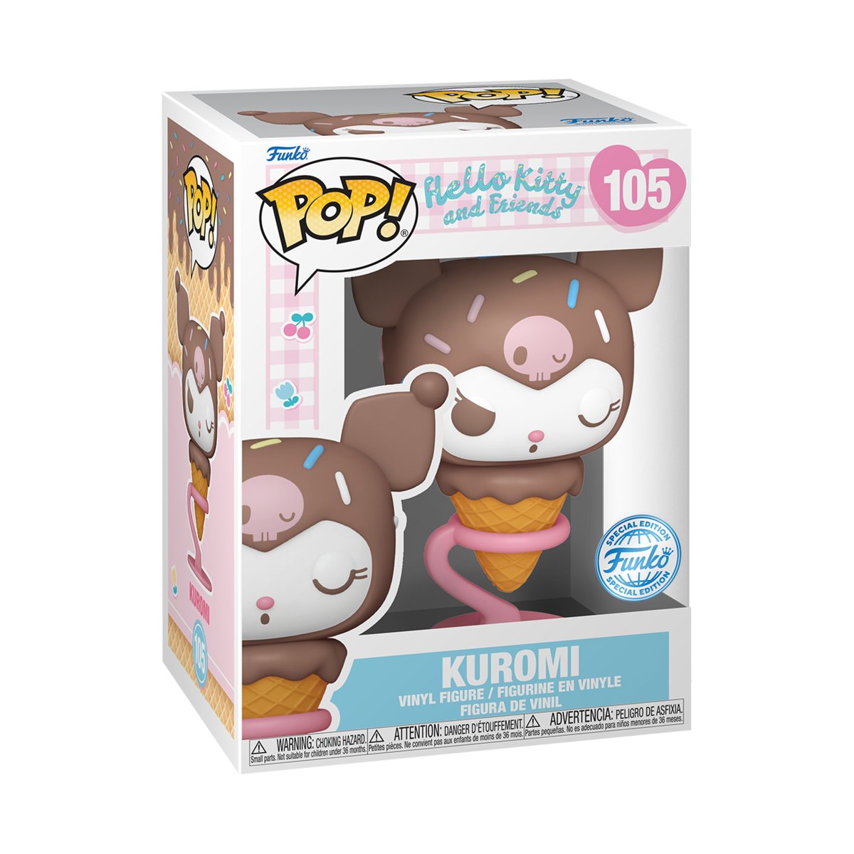 Funko POP! Exclusive,figurka kolekcjonerska,Hello Kitty,Kuromi Ice ...