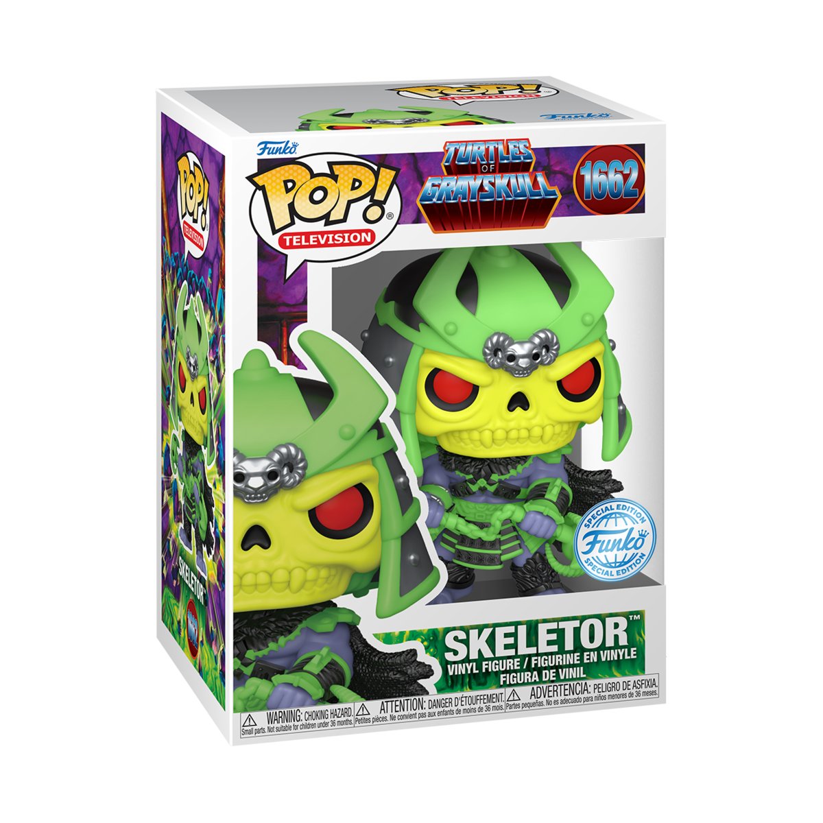 Funko POP! Exclusive,figurka kolekcjonerska,TMNT + MOTU,Skeletor ...