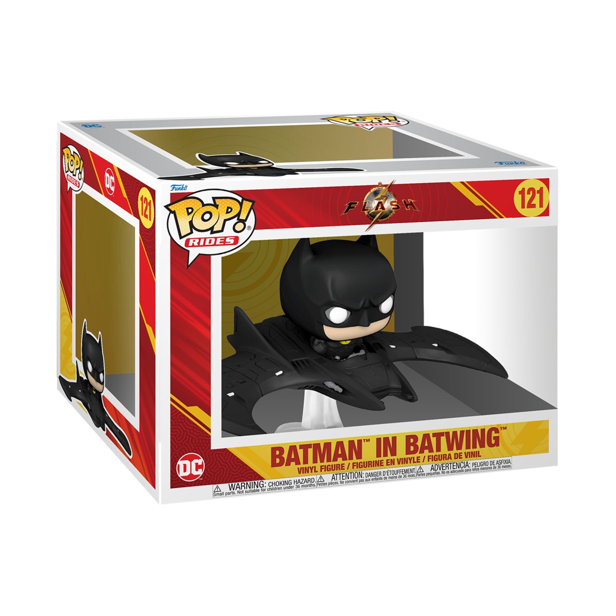 Funko POP!, figurka kolekcjonerska, Ride SUPDLX: The Flash - Batman w ...