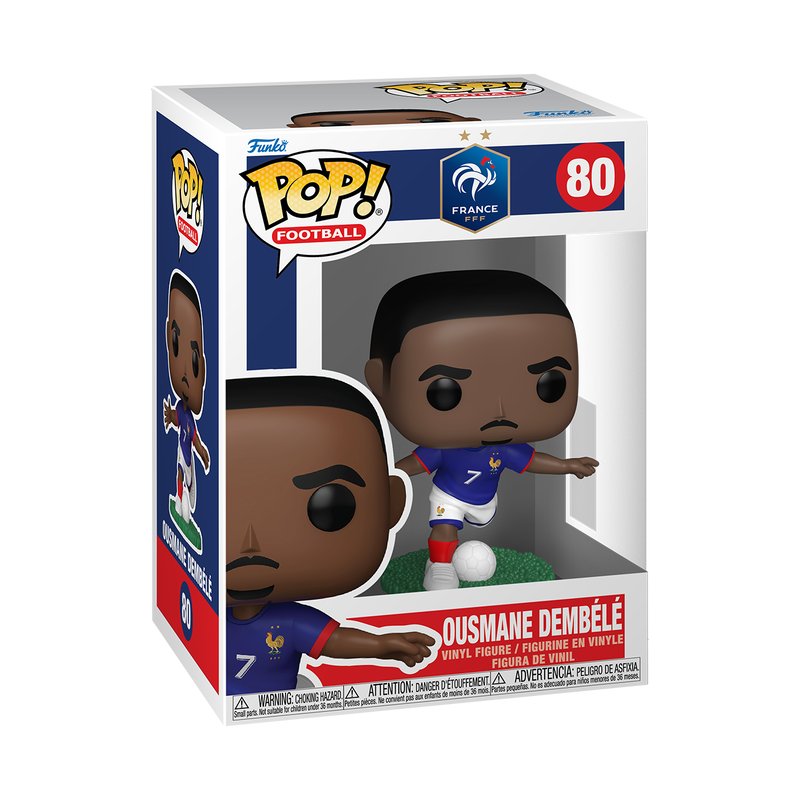 FUNKO POP! FOOTBALL: FRANCE OUSMANE DEMBELE #80 NOWA FIGURKA WINYLOWA ...
