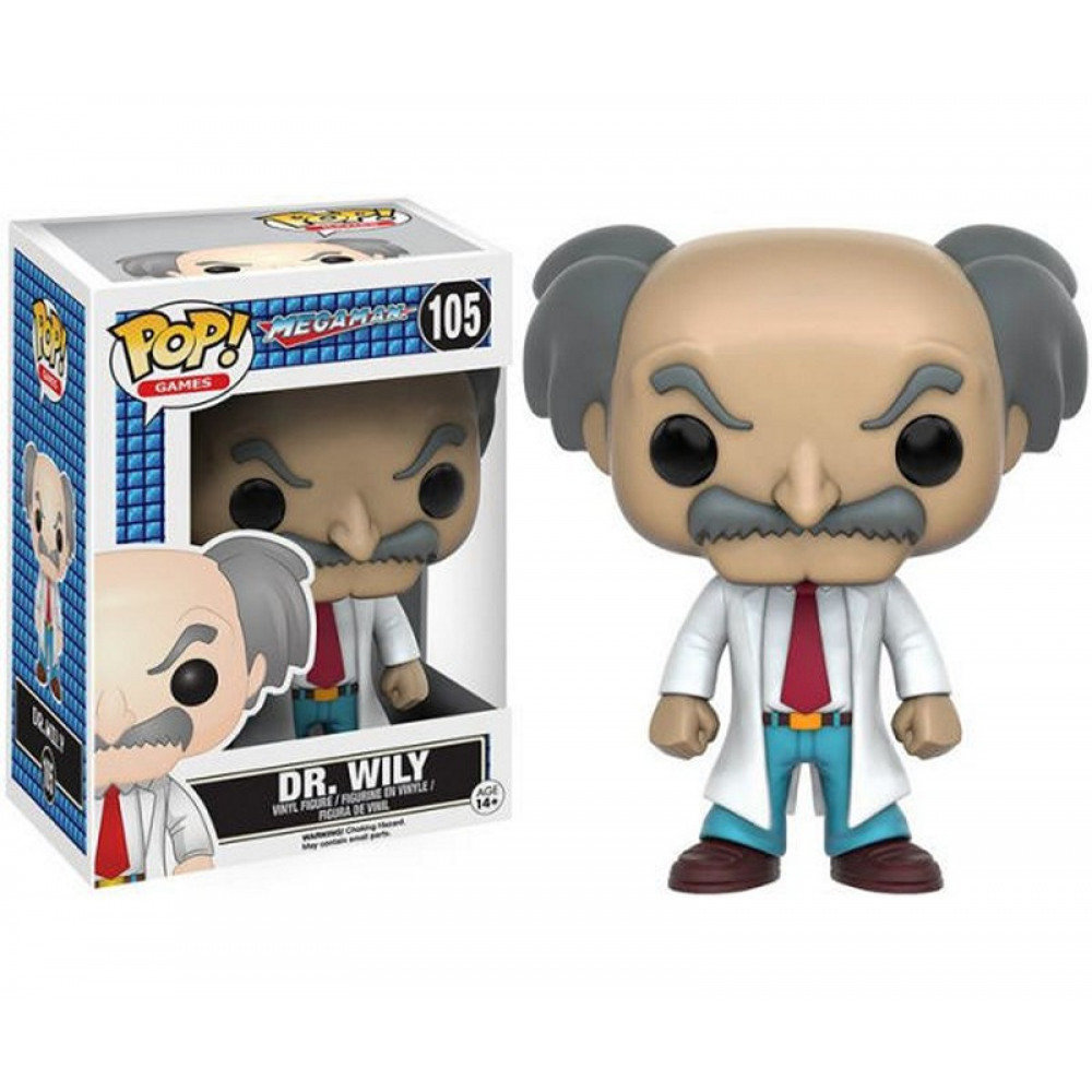 Funko POP! Games, figurka kolekcjonerska, Megaman, Dr.Wily, 105 - Funko ...
