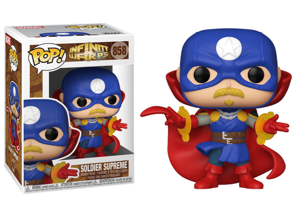 Funko POP! Infinity Warps, figurka kolekcjonerska, Marvel, Soldier ...