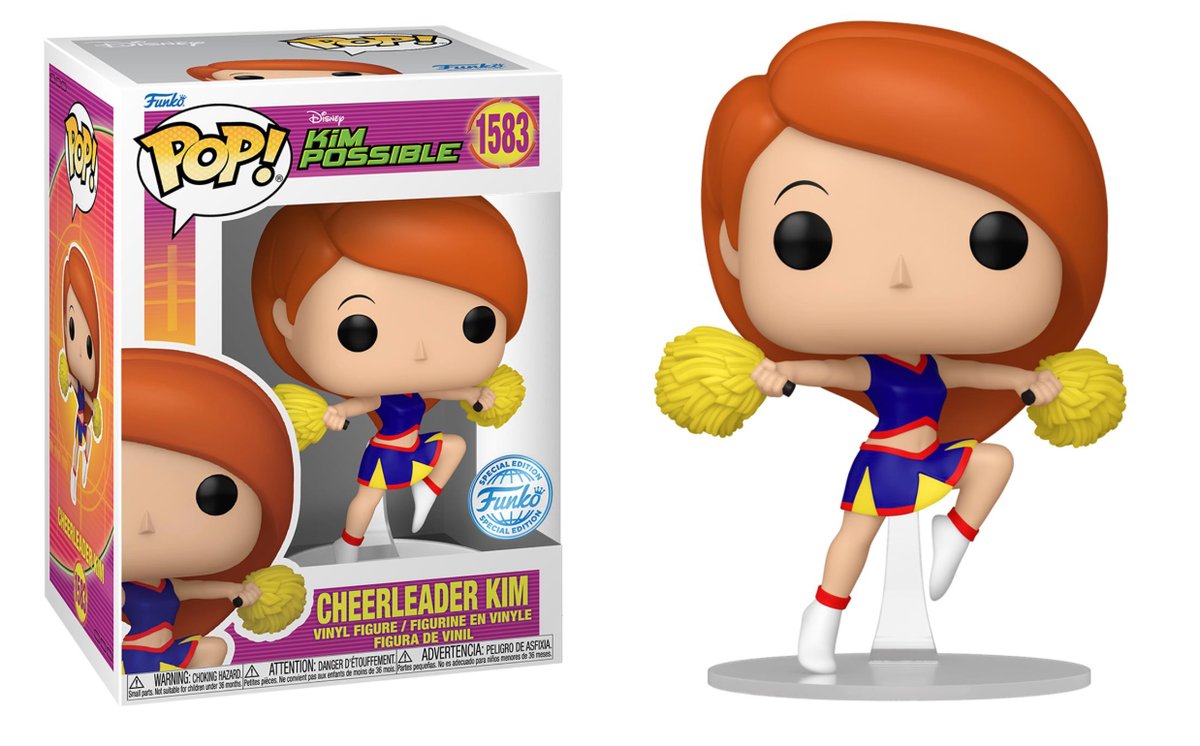Funko POP Kim Possible 1583 Cheerleader Kim Special Edition - Funko ...