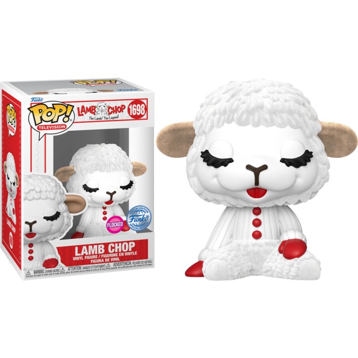 Funko POP Lamb Chop's 1698 Lamb Chop Flocked Special Edition - Funko ...