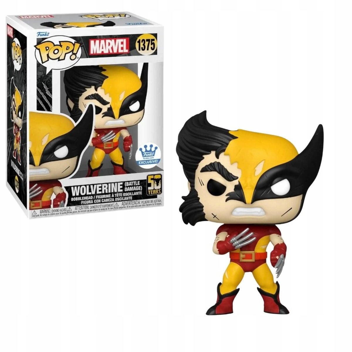 Funko POP! Marvel: Wolverine (Battle Damage) #1375 - Funko POP! | Sklep ...