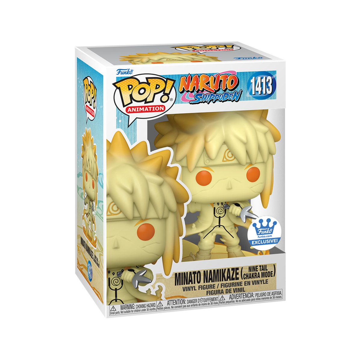 Funko Pop! Minato Namikaze (Nine Tail Chakra Mode) 1413 - Naruto ...