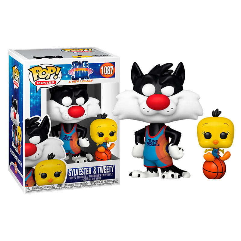 Funko POP! Movies, figurka kolekcjonerska, Space Jam, Sylvester&Tweety ...