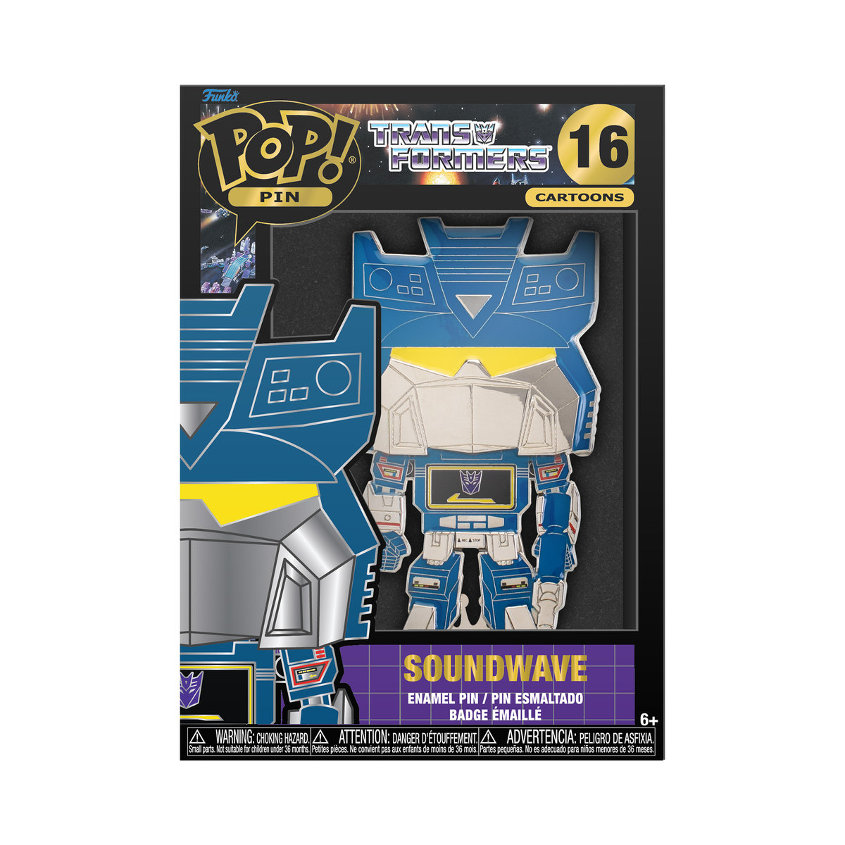 Funko POP! Pin, przypinka Transformers, Soundwave, 16 - Funko POP ...
