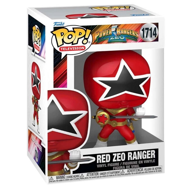 Funko Pop! Rangers Turbo - Figurki Red Zeo Ranger Premium z Vinylu ...