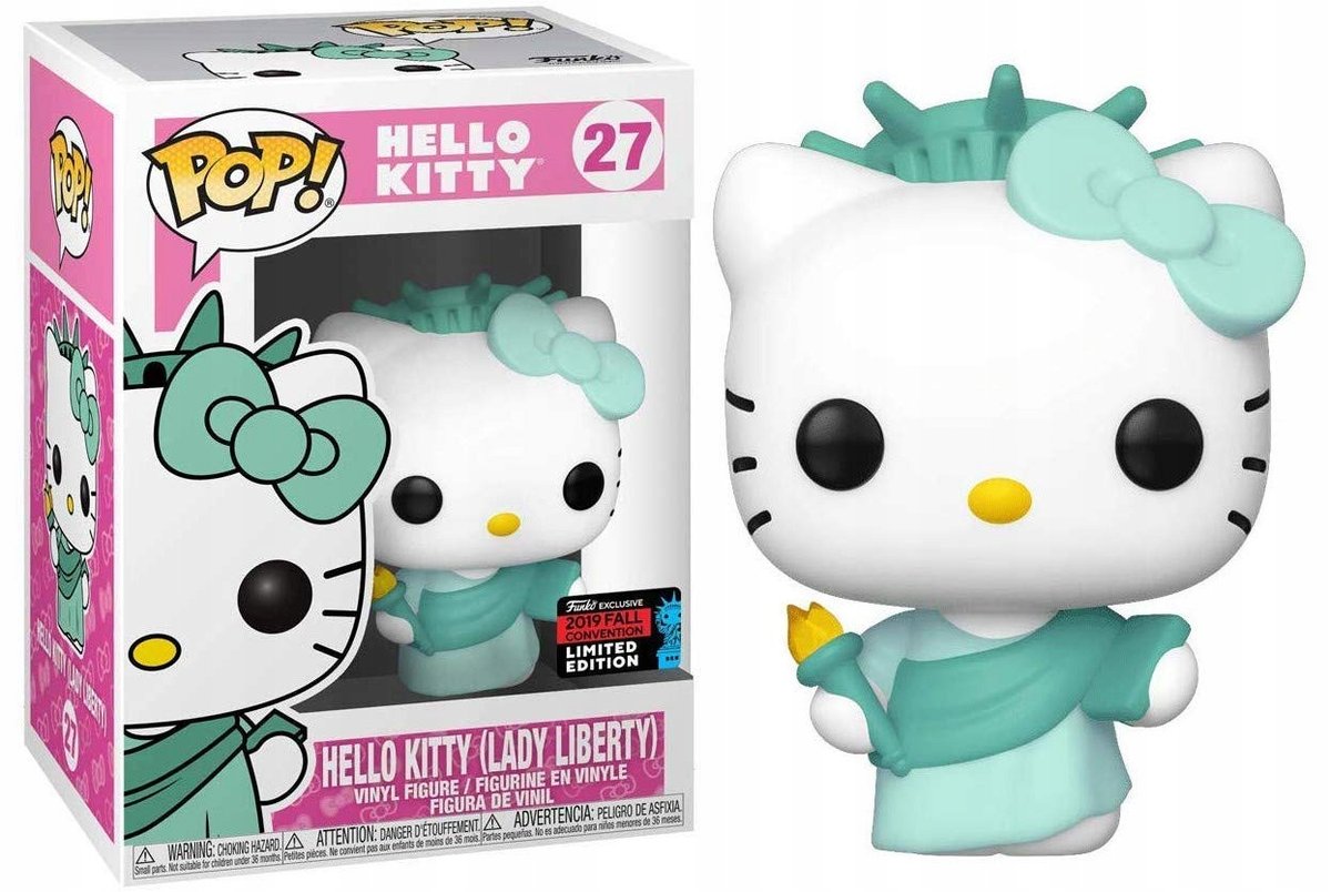 Funko Pop! Sanrio: Hello Kitty - Hello Kitty Lady Liberty, ekskluzywna ...