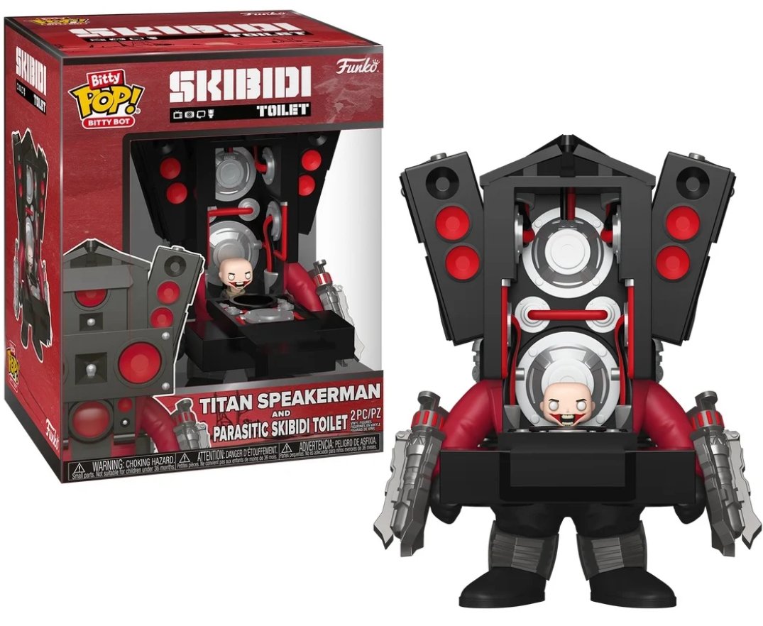 funko pop! skibidi toilet bitty botstitan speakerman parasit skibidi ...