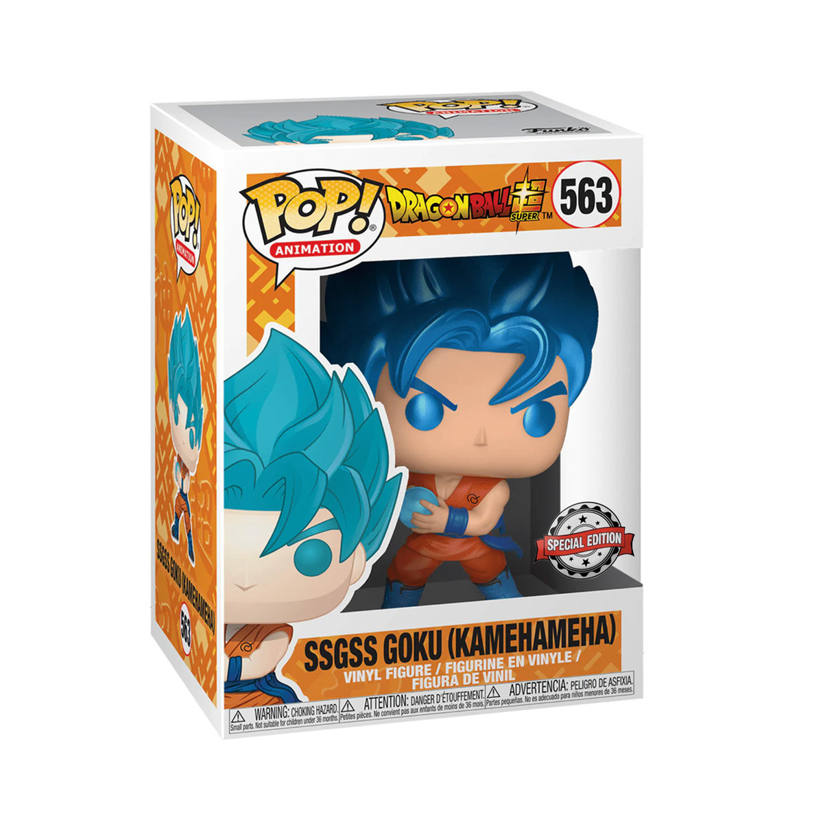 Funko Pop! Ssgss Goku Kamehameha 563 (Metallic) - Dragon Ball - Funko | Sklep EMPIK.COM