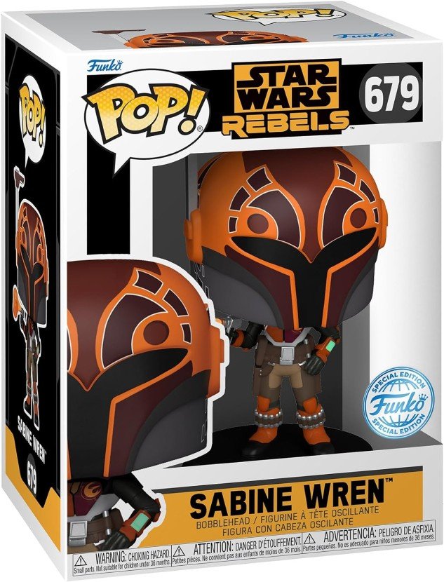 Funko POP Star Wars 679 Sabine Wren Special Edition - Funko POP ...