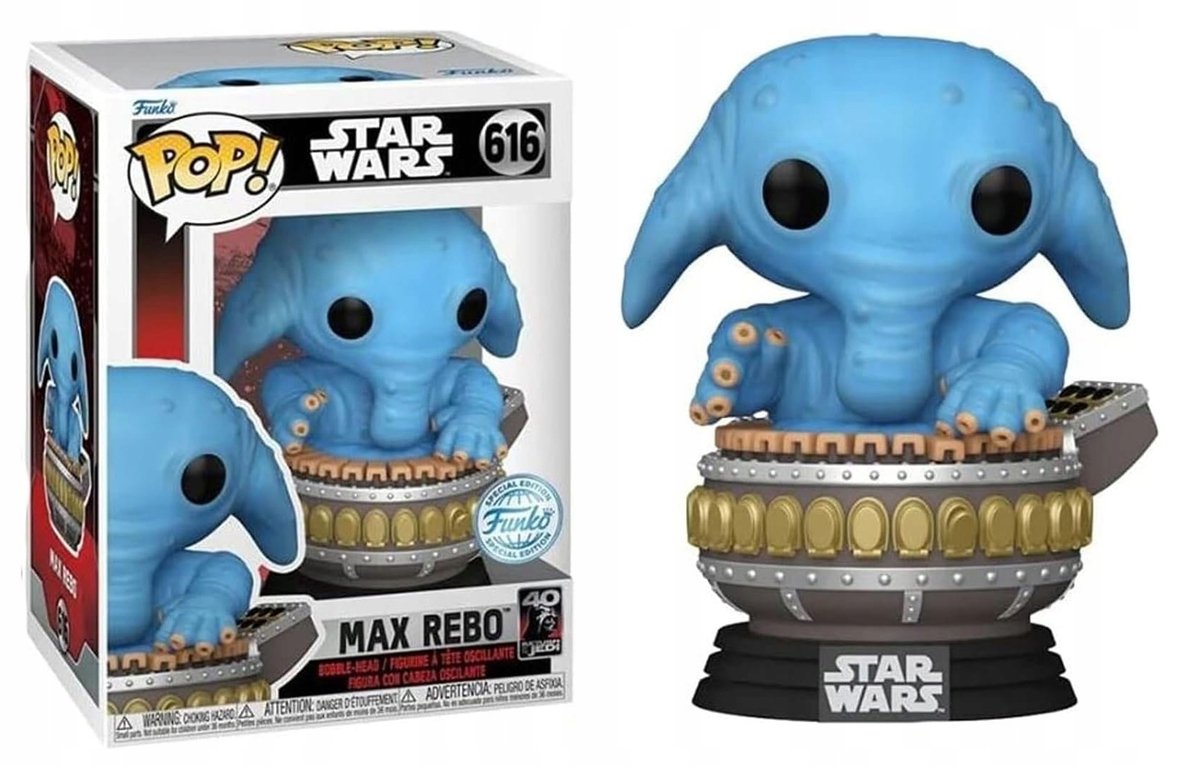 Funko POP! star wars: obi-wan max rebo exclusive edition 9 cm - Funko ...