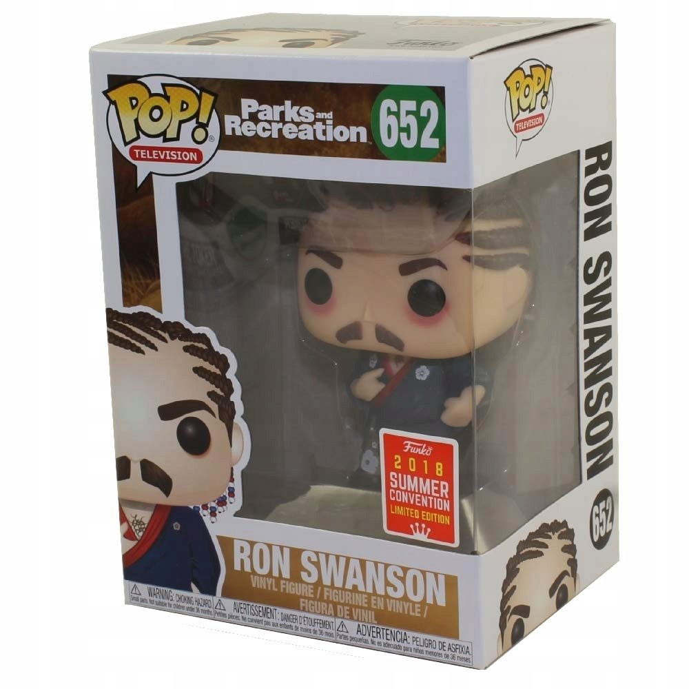 Funko Pop! Telewizja nr 652 Parki i rekreacja Ron Swanson Cornrows ...
