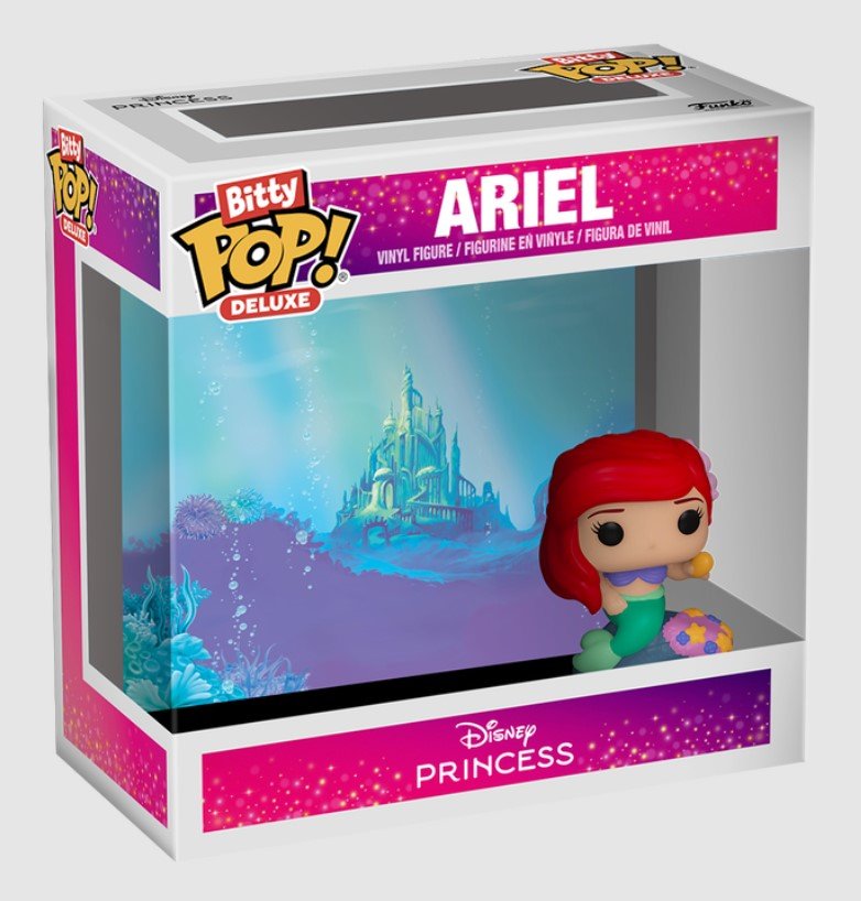 funko pop! the little mermaid bitty pop deluxe ariel (under the sea ...