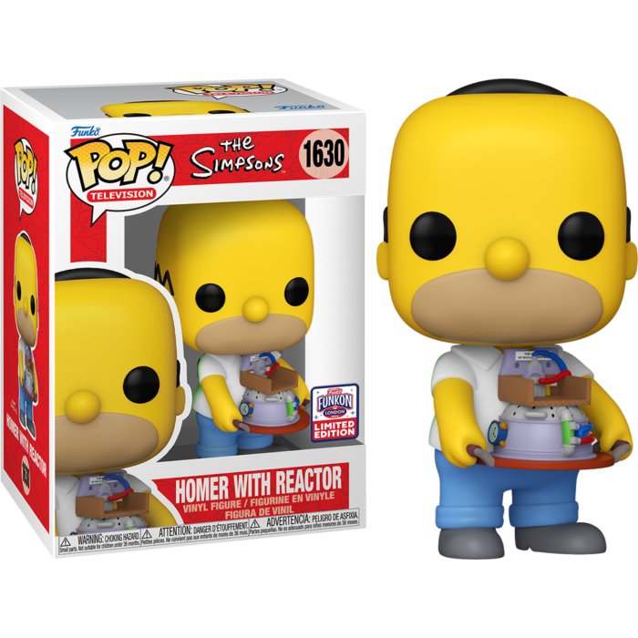 Funko POP the Simpsons 1630 Homer with Reactor FunKon London 2024 ...