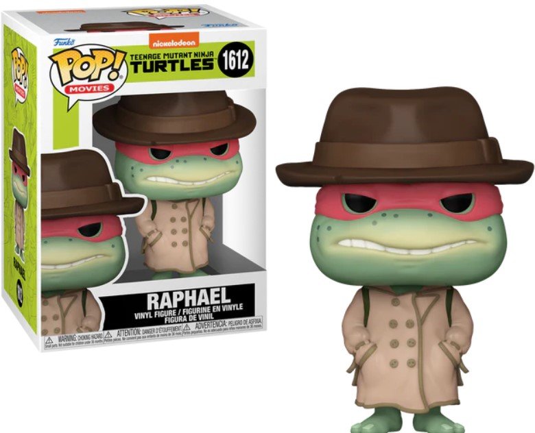funko pop! tmnt - pop movie n° 1612 - raphael with coat & hat - Funko ...
