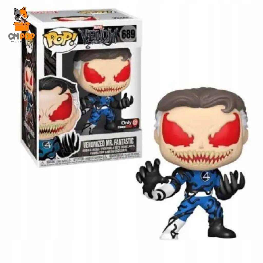Funko POP! Venom #689 - Venomized Mr. Fantastic Exclusive - Funko ...