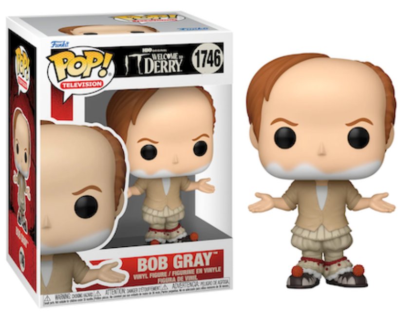 funko pop! welcome to derry tv 1746 bob gray pennywise figurka - Funko ...