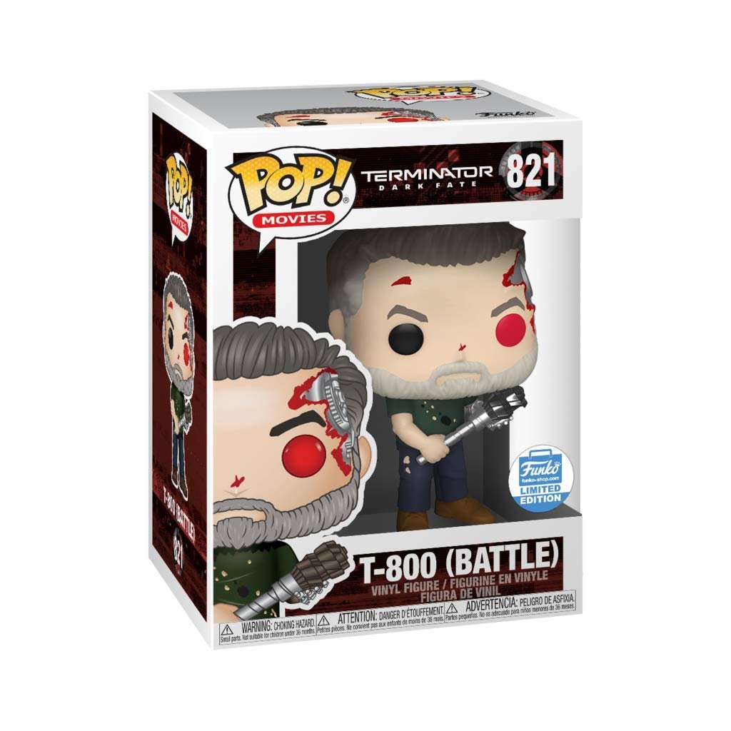Funko T-800 Battle Terminator Dark Fate Vinyl Figurine POP! Limited ...