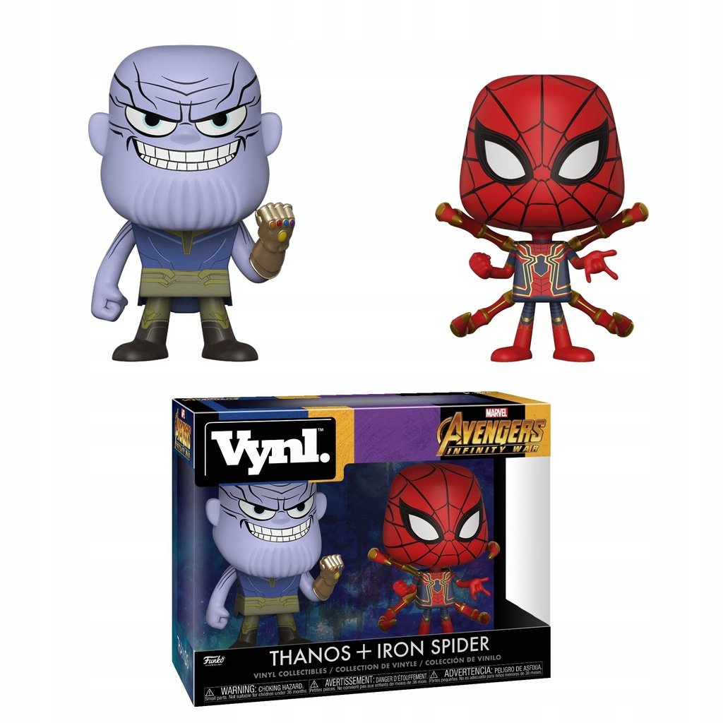 Funko Vynl., figurka, Marvel Avengers, Thanos + Iron Spide - Funko ...