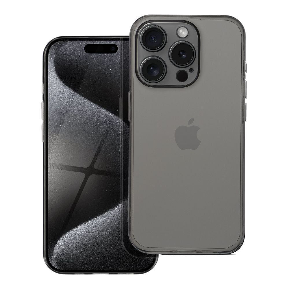Futera 1 5mm BOX PREMIUM do IPHONE 12 PRO czarny transparent