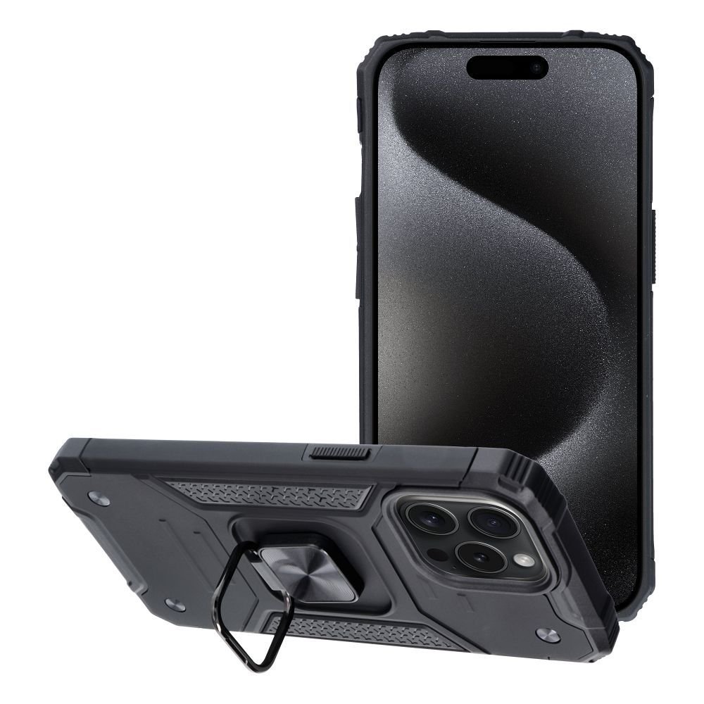 Futerał NITRO do IPHONE 15 PRO MAX czarny - OEM | Sklep EMPIK.COM