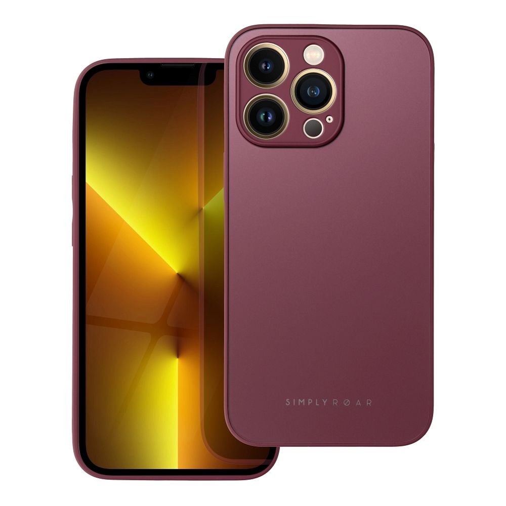Futerał Roar Matte Glass Case - do iPhone XR bordowy - Roar | Sklep ...