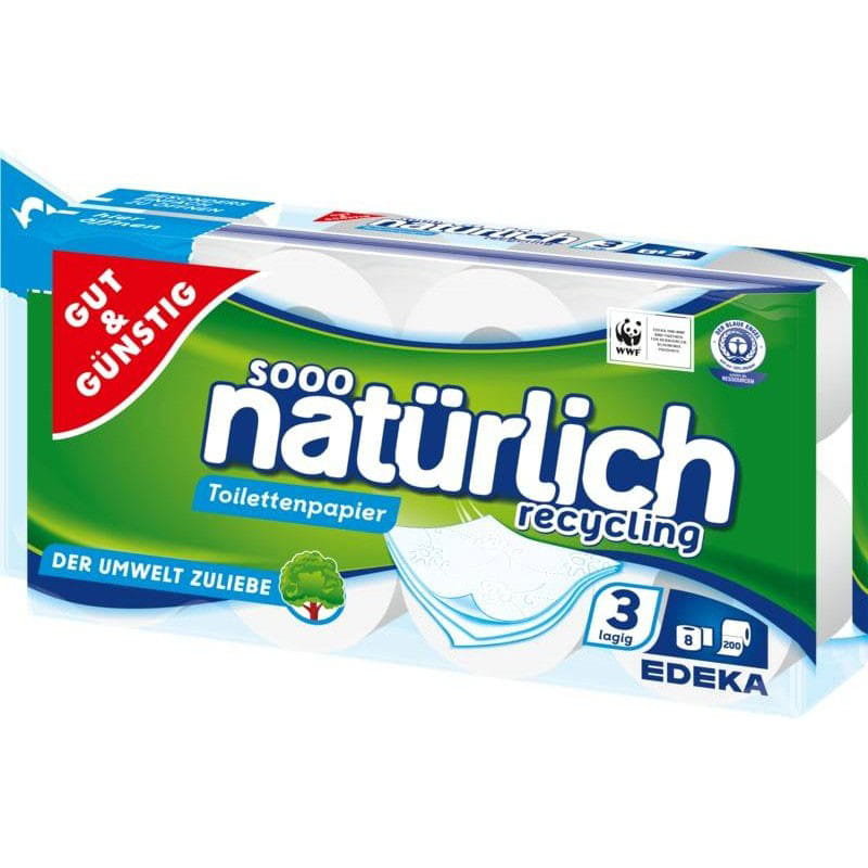 G&G Sooo Naturlich Papier Toaletowy 8rolek - Edeka | Sklep EMPIK.COM