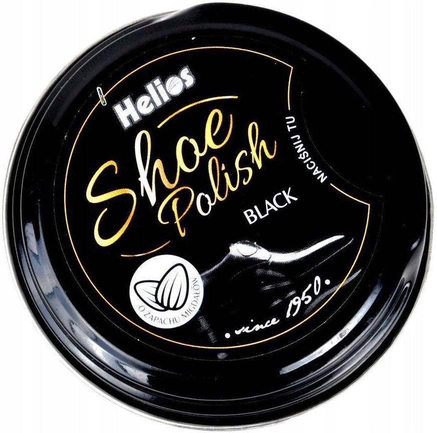 G10-27 CZARNA PASTA DO BUTÓW W PUSZCZE HELIOS SHOE POLISH KREM WOSK ...