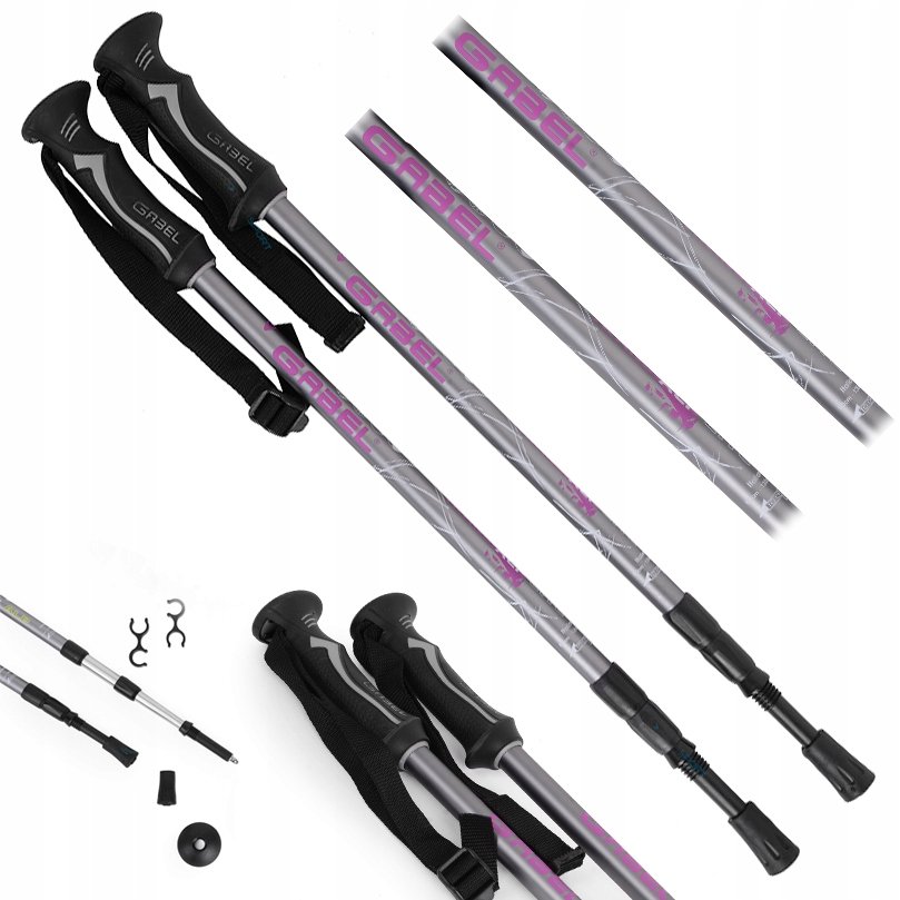GABEL KIJE KIJKI TREKKINGOWE TRANSALP | LEKKIE | 280g | 64-144cm ...