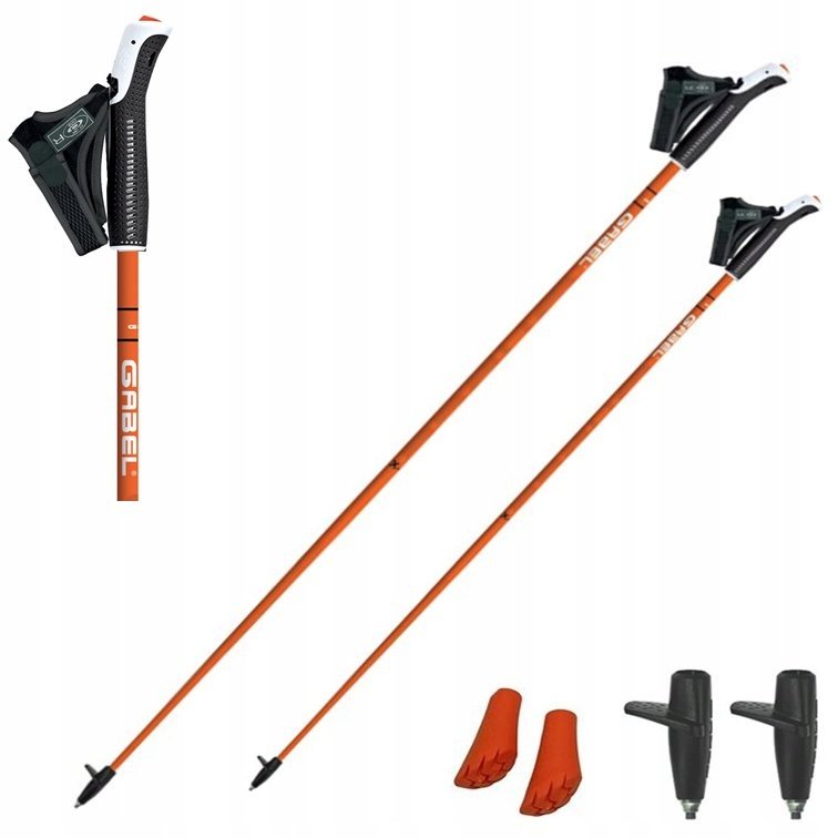 Gabel, Kije Nordic Walking, X-1.35 Orange, pomarańczowy, 110 cm - Inna ...